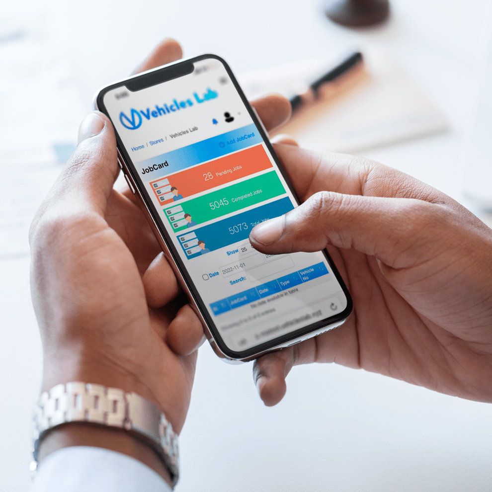 Vehicles Lab Garage Management Software